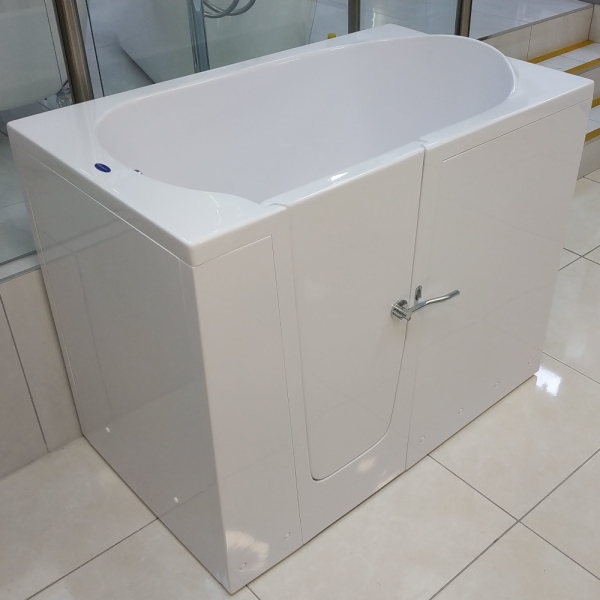 Badewanne mit Tür 115x68 cm oder 140x68 cm BUDO